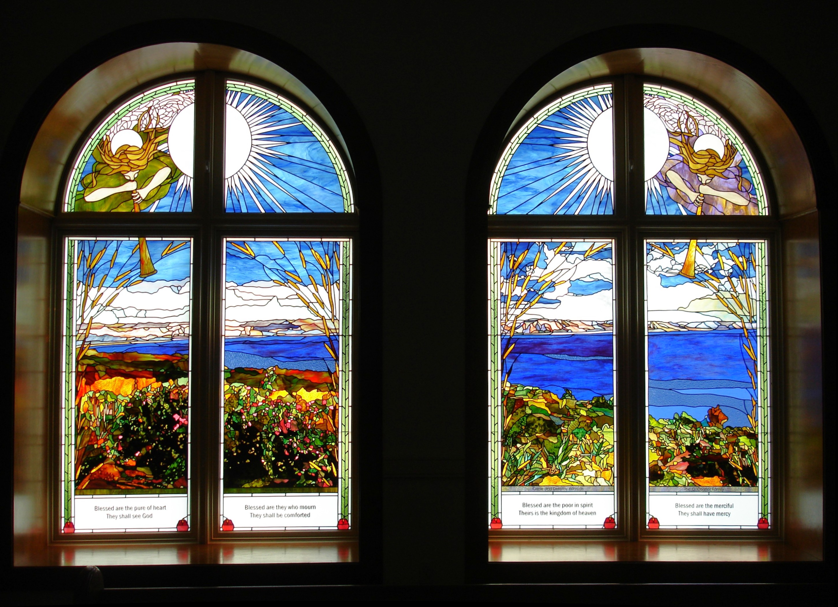 Church Windows – Psaltery & Lyre